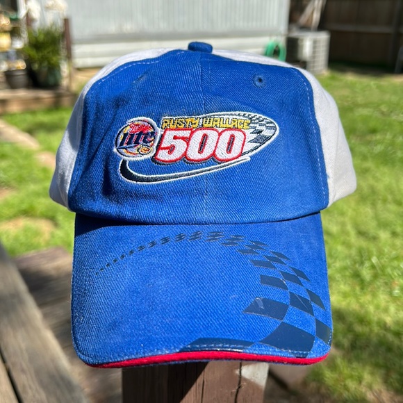 Miller Lite | Accessories | Miller Lite Rusty Wallace 50 Nascar Hat Cap ...
